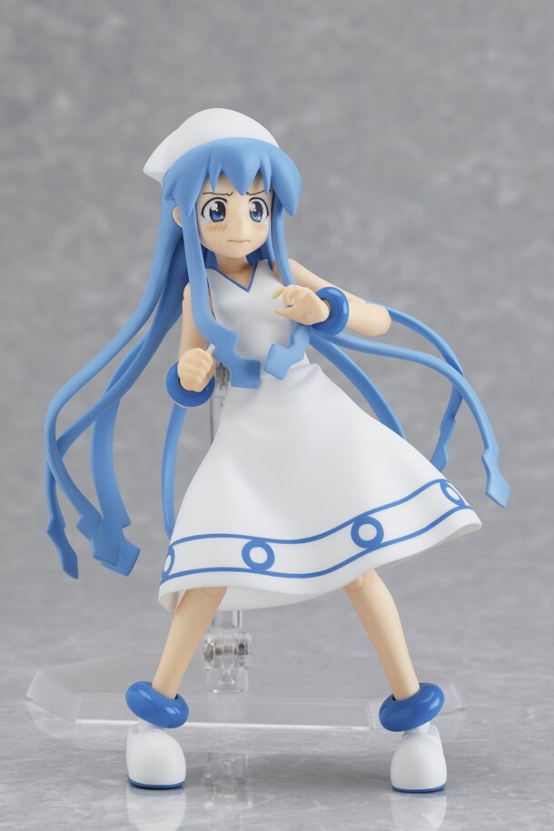 「figma イカ娘」c安部真弘(週刊少年チャンピオン)/海の家れもん よく動くじゃなイカ!パーツ満載の新作イカ娘フィギュア 画像