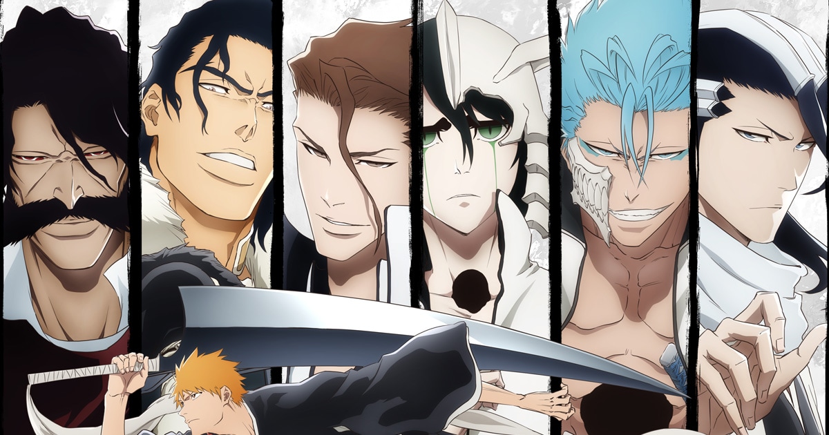 アニメ「BLEACH」20周年記念ビジュアル、白哉・ウルキオラ・藍染ら歴代の強敵が集結（コメントあり / 動画あり） - コミックナタリー