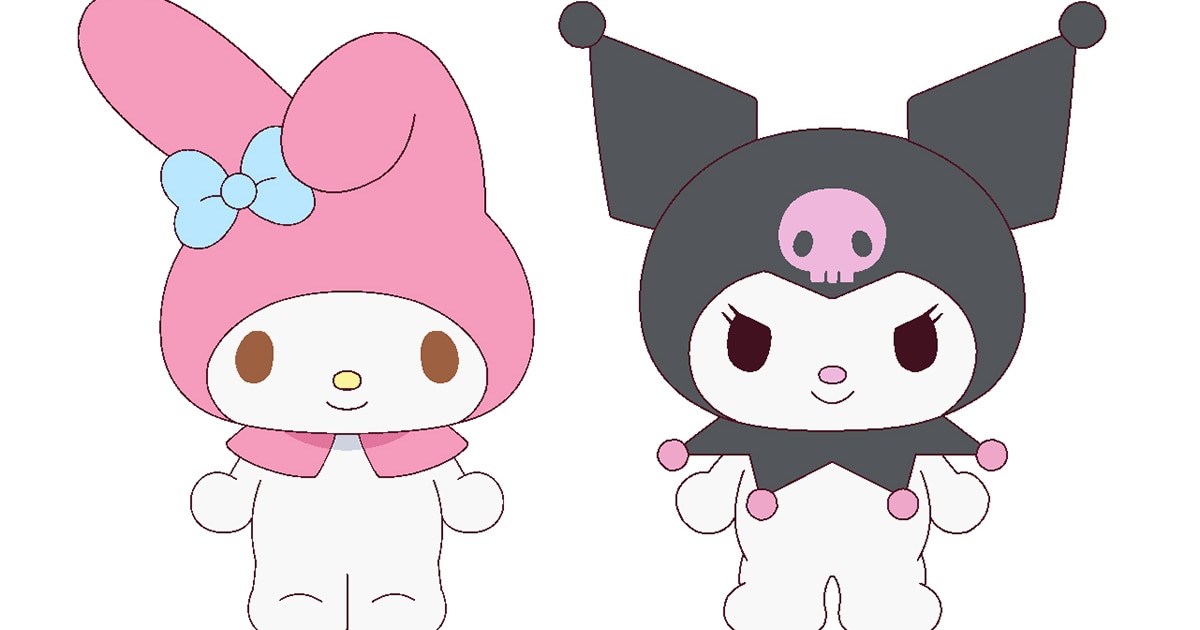 「ひみつのアイプリ」第64話「マイメロディとクロミがやってきた」に登場する、マイメロディ（左）とクロミ（右） [画像ギャラリー 1/17 ...