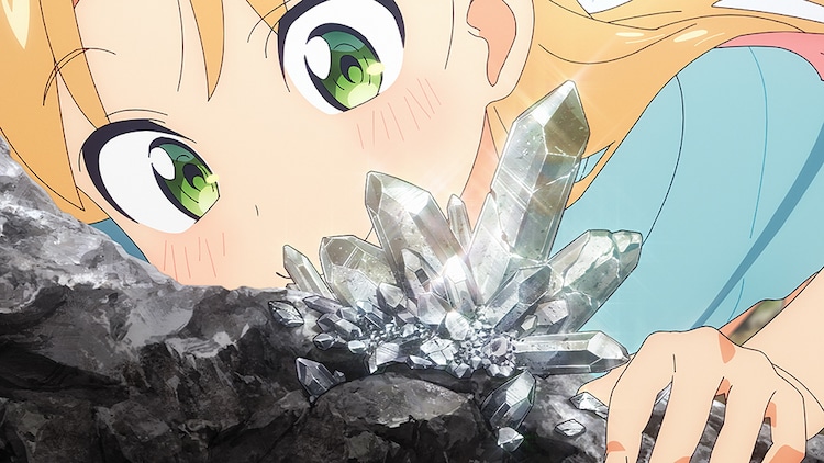 TVアニメ「瑠璃の宝石」第2弾PVより - アニメ「瑠璃の宝石」は7月6日から、瑠璃と凪が鉱物採集する第2弾PV 先行上映会も [画像・動画ギャラリー 1/12] - コミックナタリー