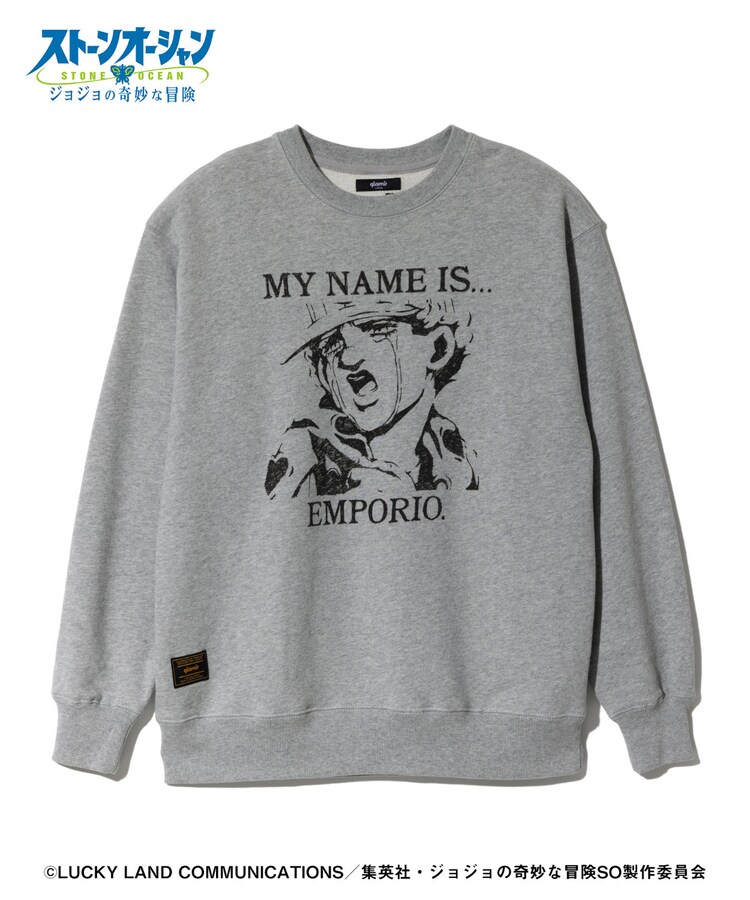 「E・Alnino Sweat」 - 「ジョジョ」6部×glamb、プッチ神父“メイド・イン・ヘブン”のカーディガンなど [画像ギャラリー ...