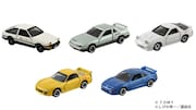頭文字D×トミカ　拓海や啓介の愛車＆ダッシュボードを再現、電気灯る藤原豆腐店も