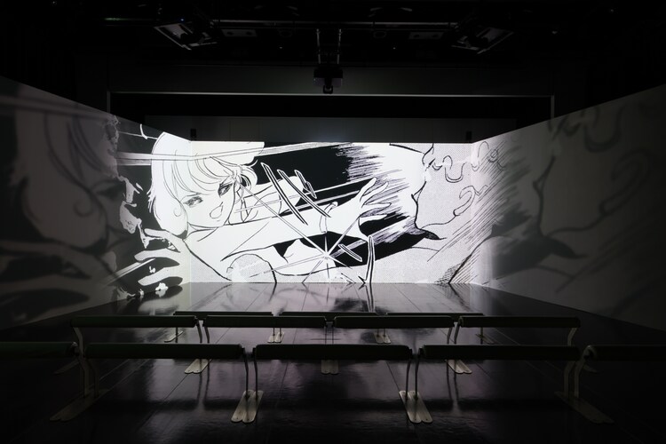 イマーシブ映像の一部 - ベツコミ55周年展開幕！最富キョウスケ「ベツコミってこんなにすごいんだぞ」と実感 [画像・動画ギャラリー 17/48] - コミックナタリー