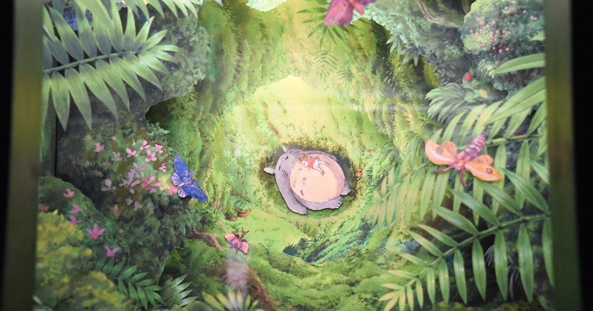 パノラマボックスより、「となりのトトロ／『ねむいよー』」(c) 1988 Hayao Miyazaki/Studio Ghibli [画像 ...