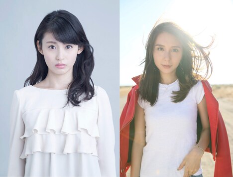 左から本仮屋ユイカ、May J.。