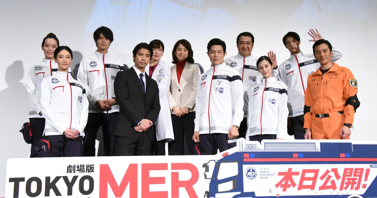 「TOKYO MER」鈴木亮平「早く観てほしかった」、佐野勇斗は“菜々緒びいき”バラされる（写真20枚） - 映画ナタリー