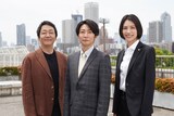 左から大森南朋、相葉雅紀、松下奈緒