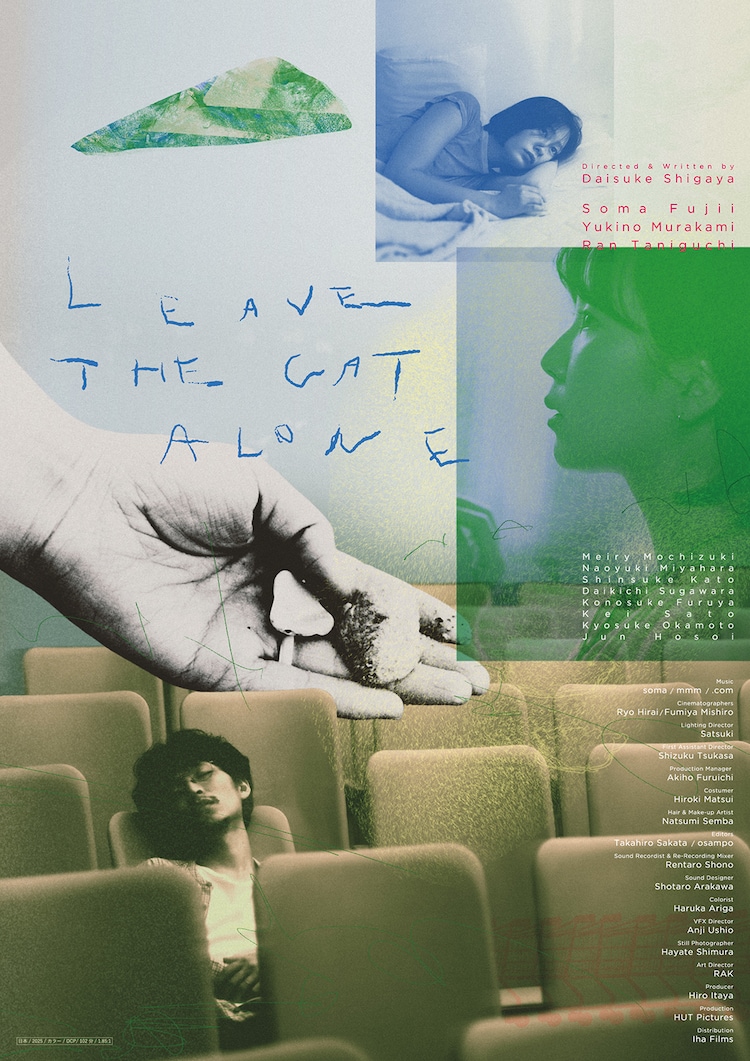 「猫を放つ」海外版ビジュアル - 志萱大輔「猫を放つ」が釜山国際映画祭コンペティション部門に選出、初の長編作品 [画像ギャラリー 1/8] - 映画ナタリー