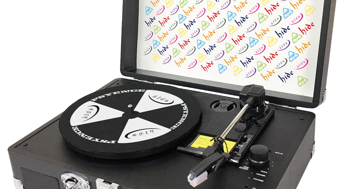 hideの特製レコードプレーヤー7月に発売 - 音楽ナタリー