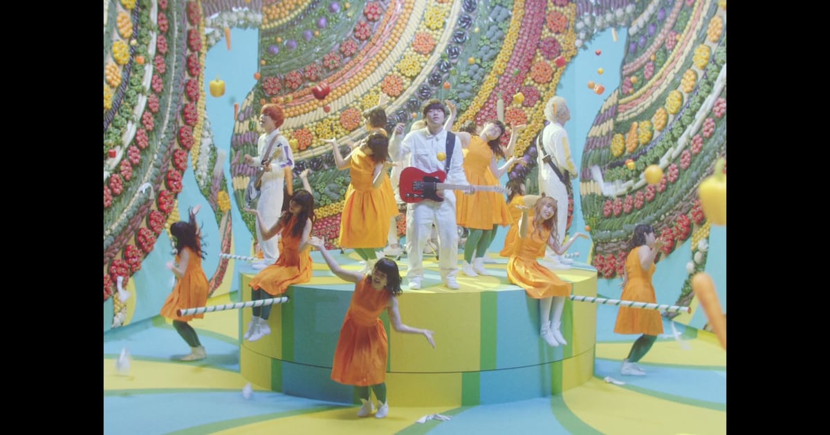 KEYTALKがKAGOMEプロジェクトテーマ曲配信、MV舞台は野菜で作った“ベジスタジオ”（動画あり） - 音楽ナタリー