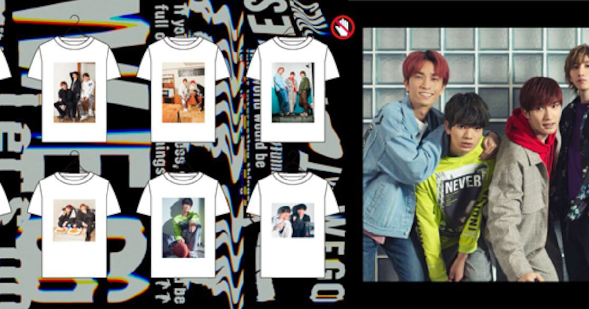 SixTONES×WEGOのTシャツ、新宿駅メトロプロムナードに掲出 - 音楽ナタリー