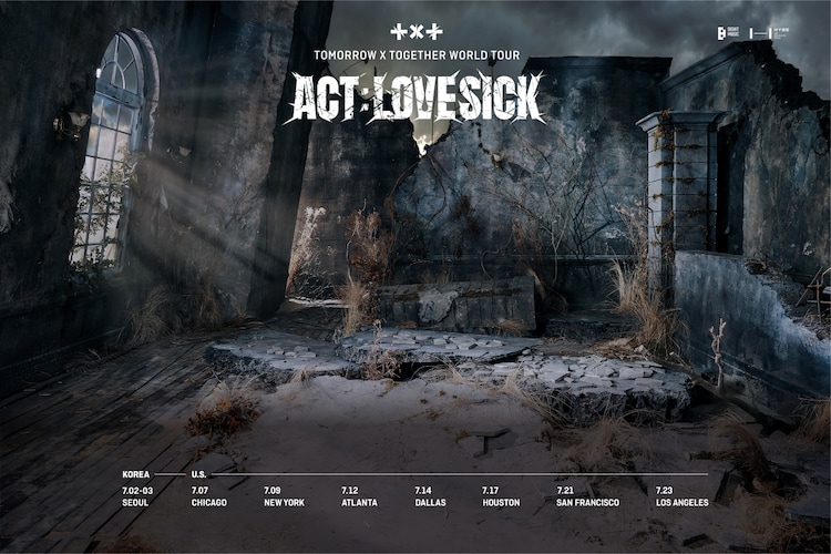 「tomorrow X Together World Tour<act Love Sick>」ビジュアル P And C Bighit