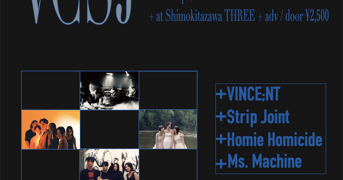 VINCE;NT×Strip Joint共同企画の第2回にHomie Homicide、Ms.Machine - 音楽ナタリー