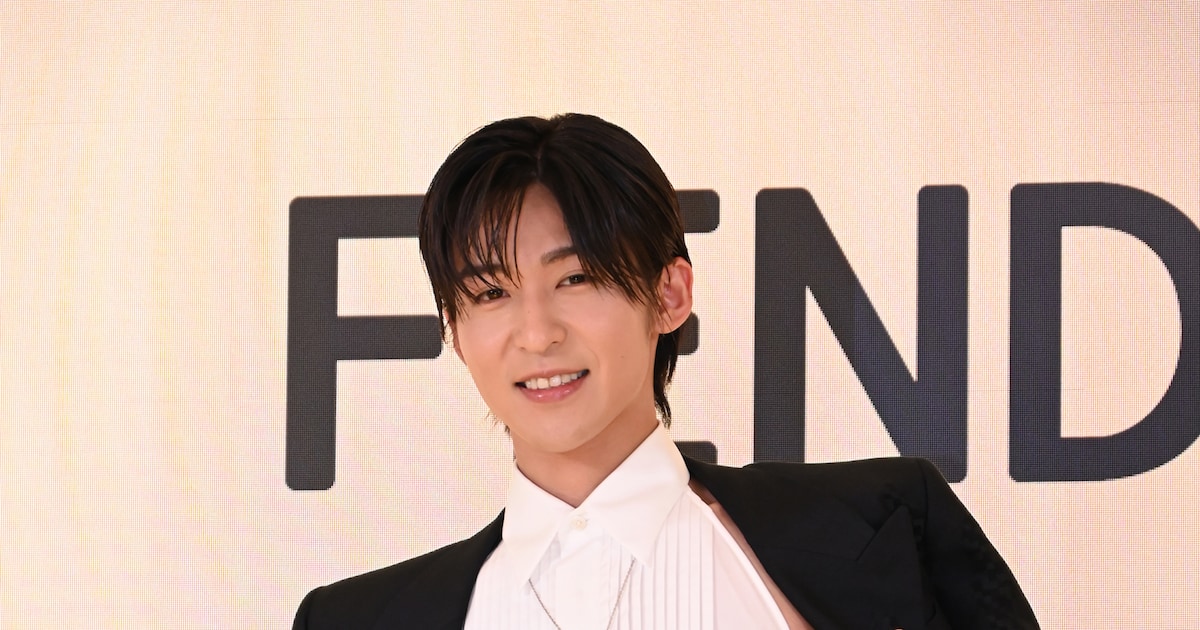 Snow Man Ren Meguro becomes a FENDI ambassador, and the 27-year-old's ambition is to "make the ...