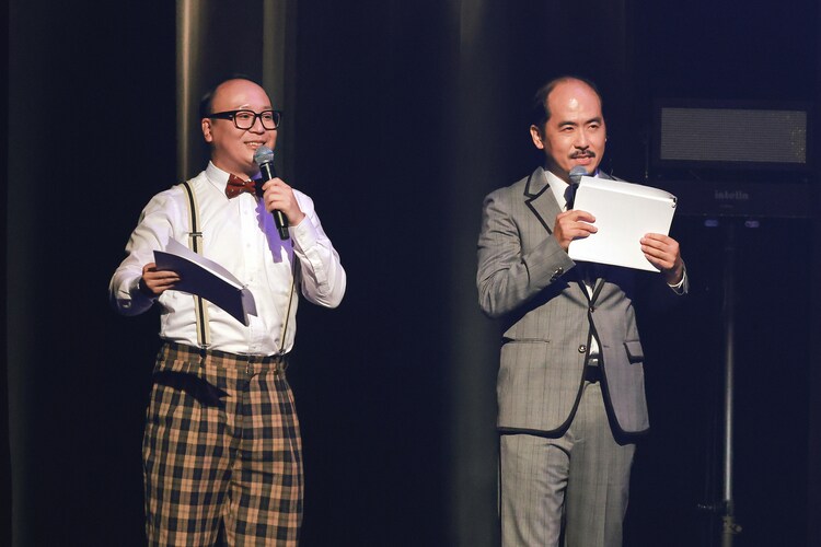 MCを務めたトレンディエンジェル。 ©VLAST - PLAVEは「着替えが早い」「全員おもしろい」日本デビューショーケースで音楽関係者に ...