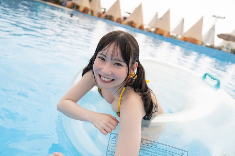大村杏（SKE48）1st写真集（タイトル未定）の掲載ショット。©︎佐藤佑一（秋田書店）2025 - SKE48大村杏、初写真集でタイ巡る ビーチや大型ウォーターパークも堪能 [画像ギャラリー ...