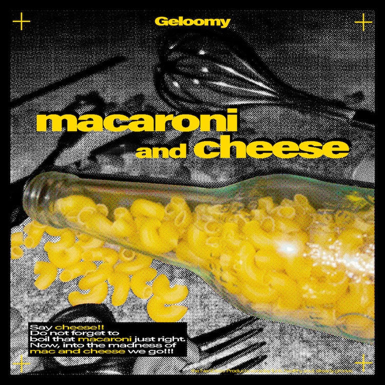 Geloomy「macaroni and cheese」配信ジャケット - Geloomyが2nd EP「macaroni and cheese」発表、肺ディレクションの「hey ...