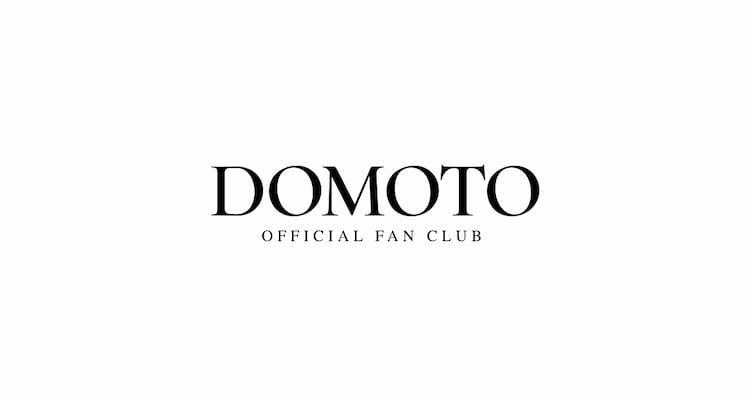 「DOMOTO OFFICIAL FAN CLUB」ロゴ - 堂本光一と堂本剛によるDOMOTO、初ファンミーティングをさいたまスーパーアリーナで開催 [画像ギャラリー 1/1] - 音楽ナタリー