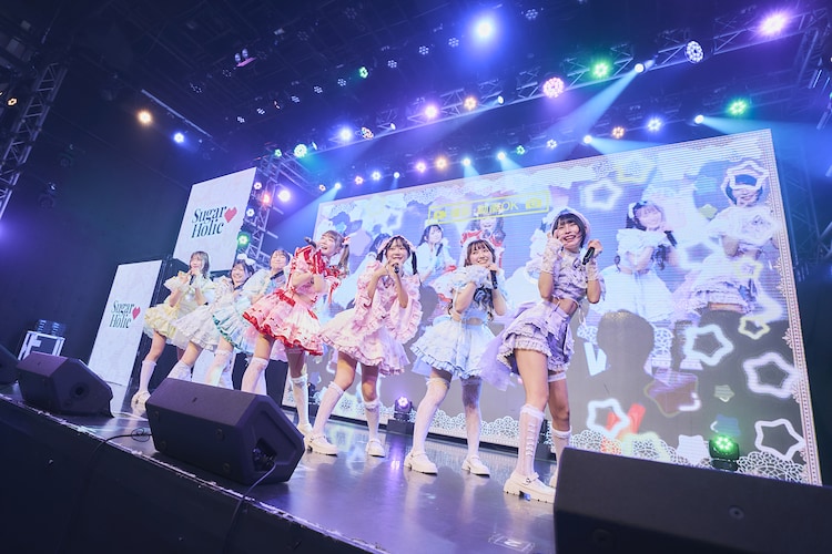 Sugar♡Holic「Welcome to Sugar♡Party!」の様子。（撮影：等々力菜里） - Sugar♡Holicデビューライブで“クセかわ”全開「もっともっと素敵な景色を作って ...