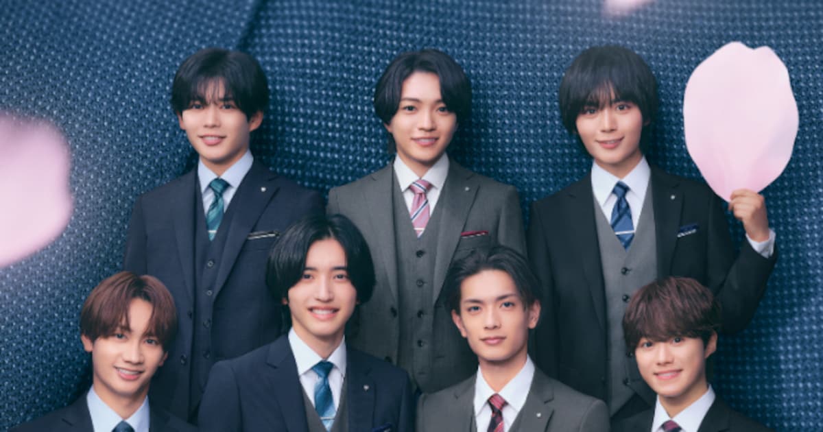 なにわ男子×AOKIフレッシャーズ第3弾！AOKIをテーマにあいうえお作文 - 音楽ナタリー