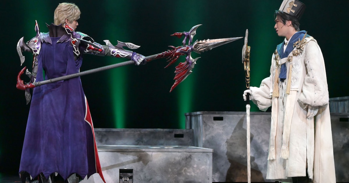 オベロン・ハインドラ役の雨宮翔（GENIC）とサーダリー・クルステア役の福澤希空（WATWING）。 - M!LK吉田仁人「座長の背中を」主演 ...