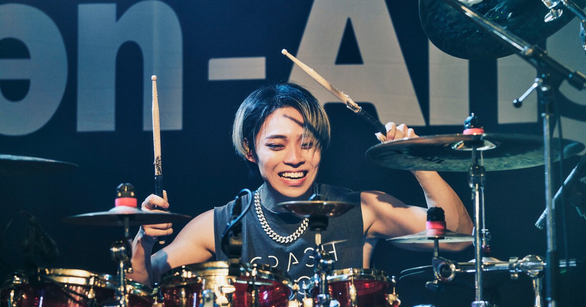 hibiki（Dr）（Photo by Tetsuya Matsuda） [画像ギャラリー 7/7] - 音楽ナタリー