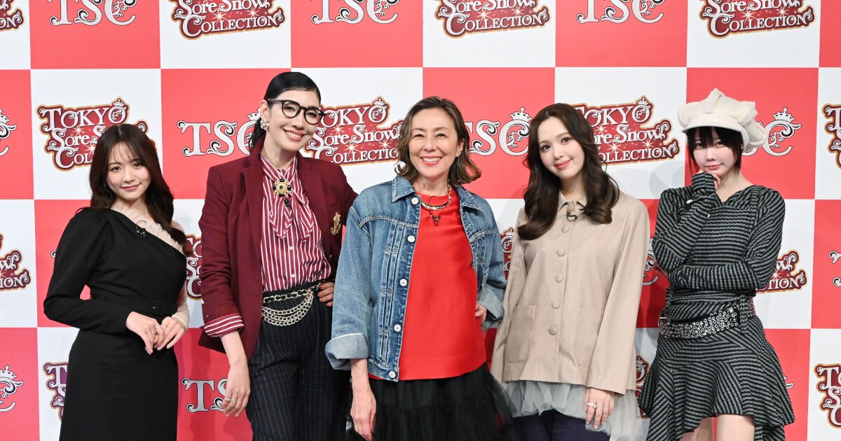 左から森香澄、アンミカ、RIKACO、藤田ニコル、あの。 [画像ギャラリー 2/2] - 音楽ナタリー