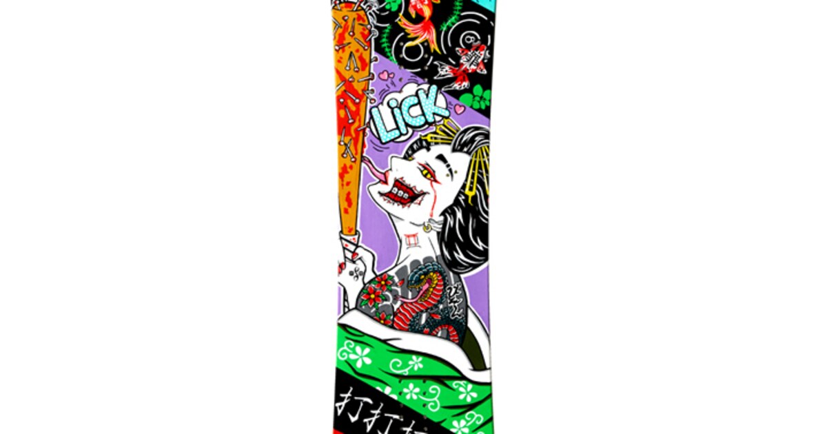 「REIA NAKAMURA 1st EXHIBITION ReBELiUM@SHIBUYA」で展示されるスノーボード。 [画像ギャラリー 4 ...