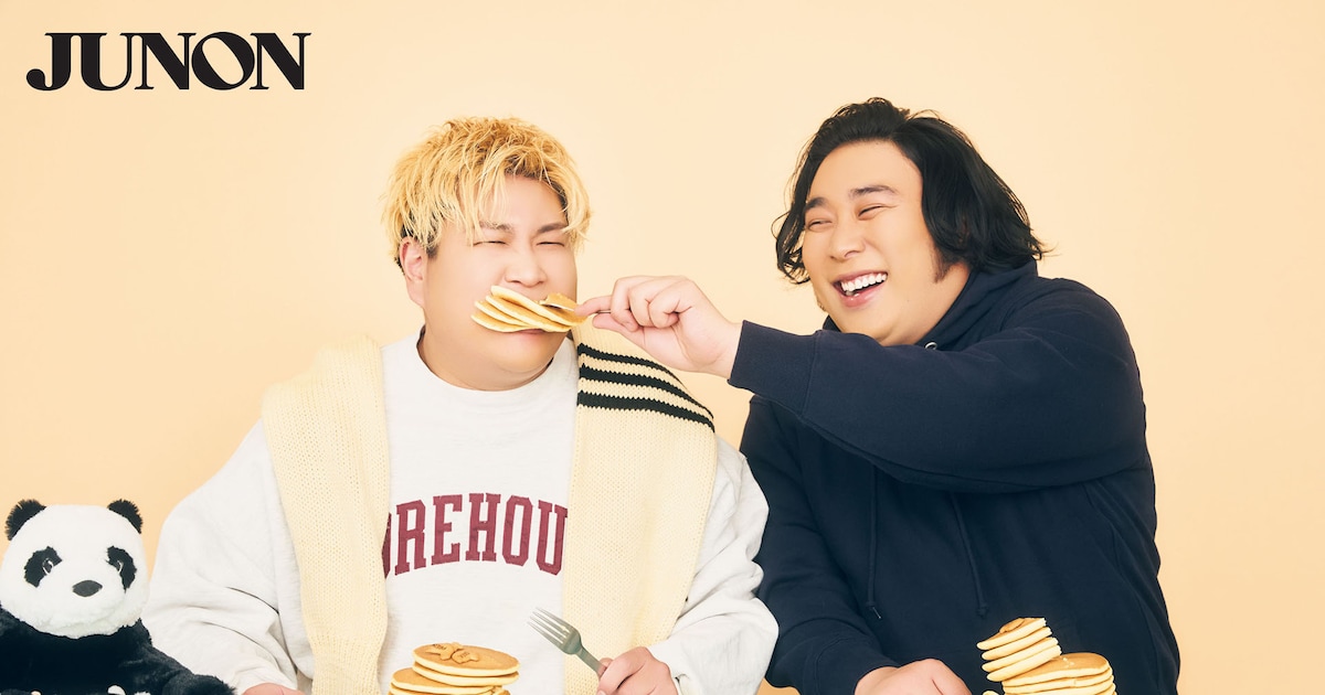 「JUNON」でかわいくて甘いビスケットブラザーズ（動画あり） - お笑いナタリー