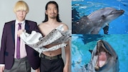 「真空ジェシカVSイルカ」実現　新江ノ島水族館で漫才とイルカショーを交互に披露