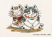 舞台「じゃりン子チエ」おバァはん・花井拳骨・お好み焼き屋のオッちゃんのビジュアル